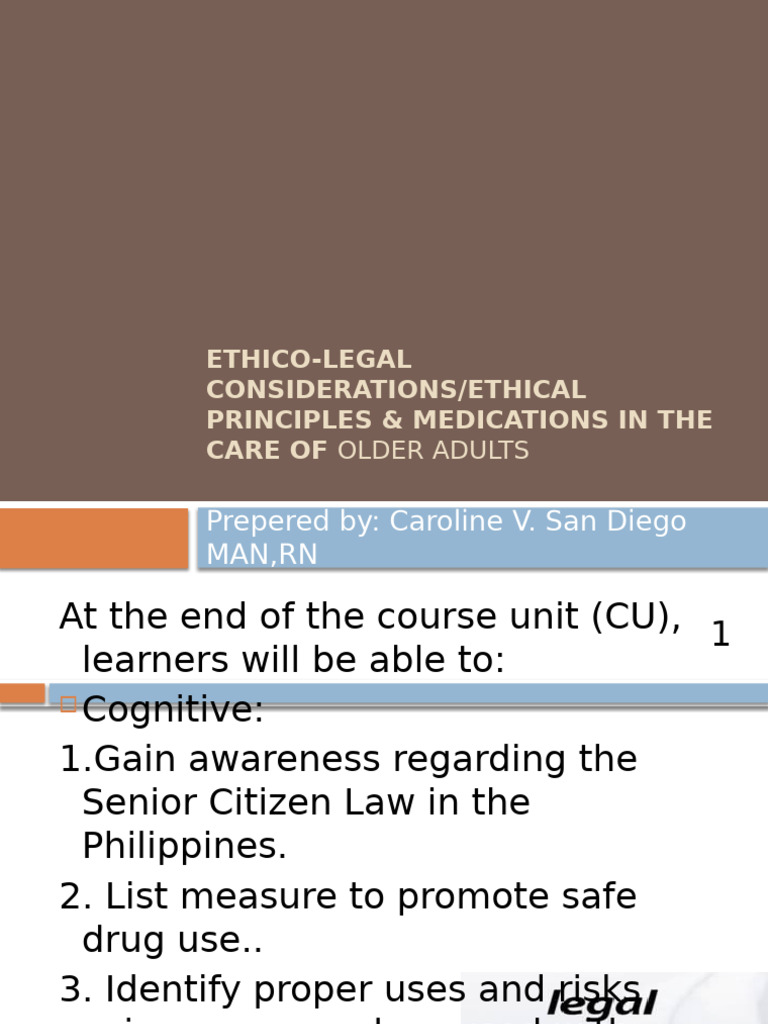 Week 8 Ethico-Legal | PDF | Pharmacology | Pharmaceutical Sciences