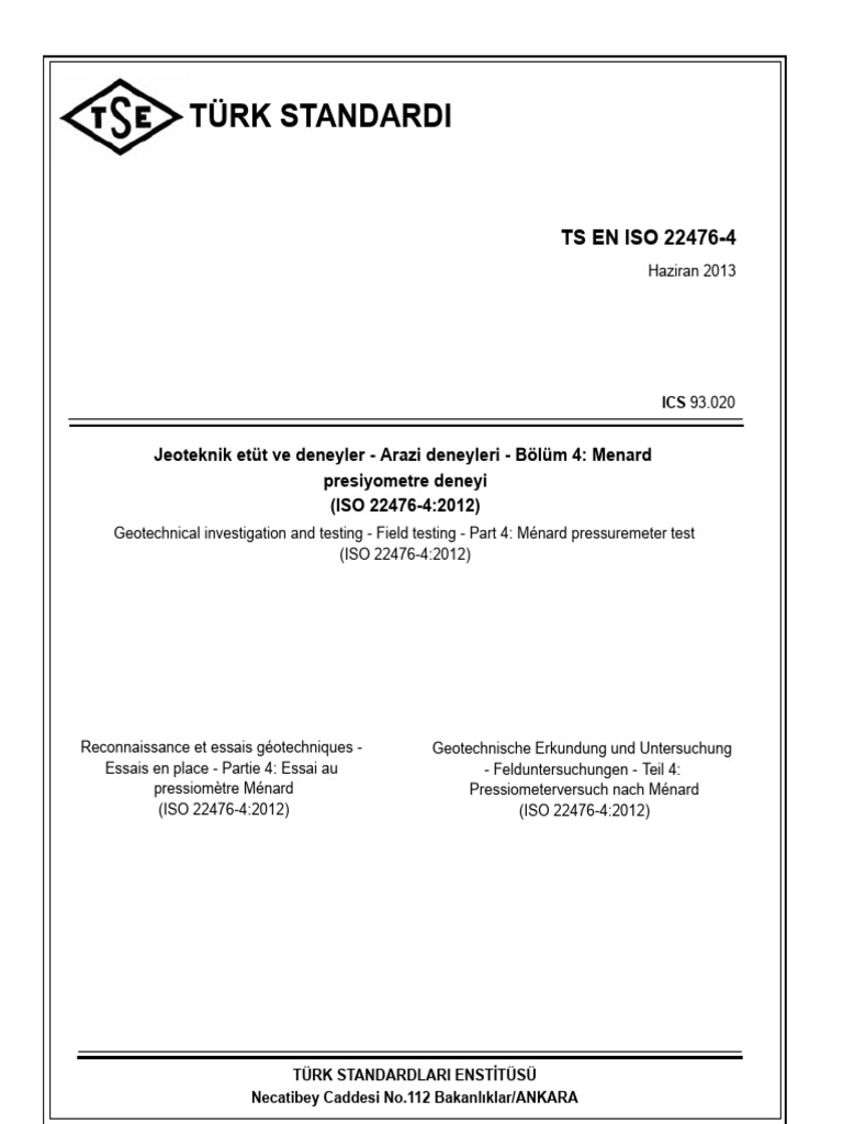 TS - en - Iso - 22476 - 4 - 2013 | PDF