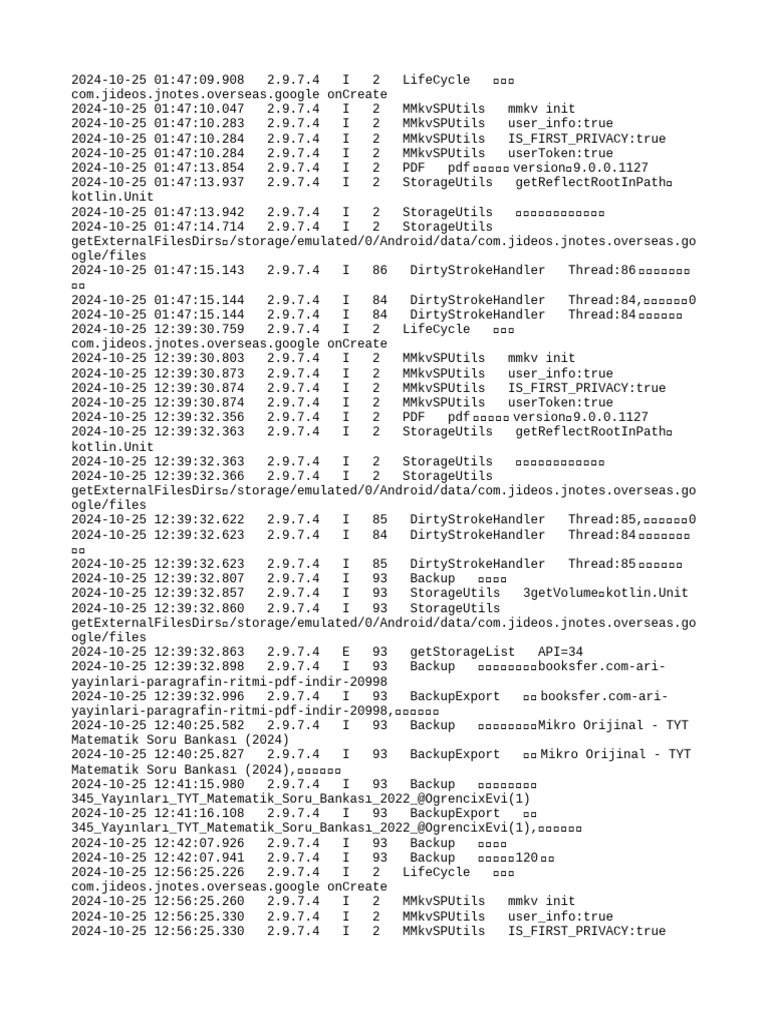 2024-10-25_78509659_log | PDF | Computer Programming | Programming Paradigms