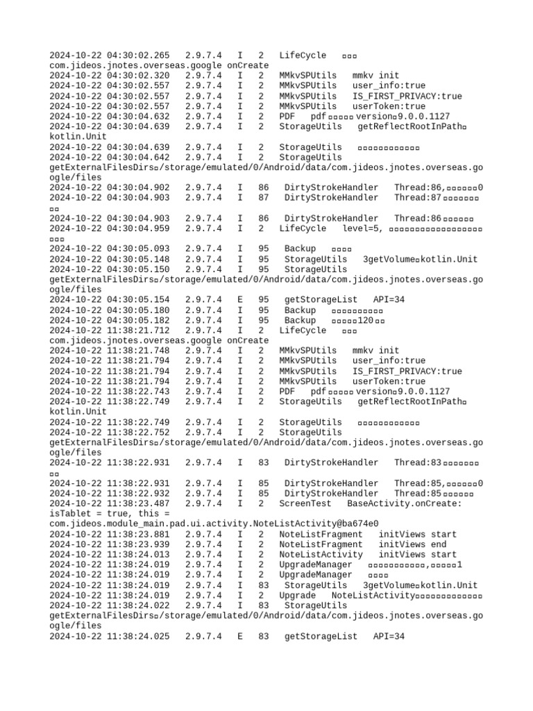 2024-10-22 78509659 Log | PDF | Backup | Disaster Recovery