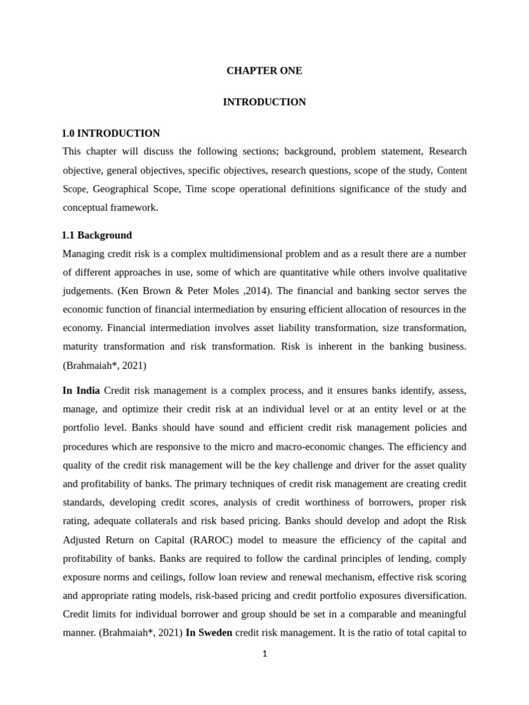 Thesis Book proposal | PDF | Risk | Risk Management