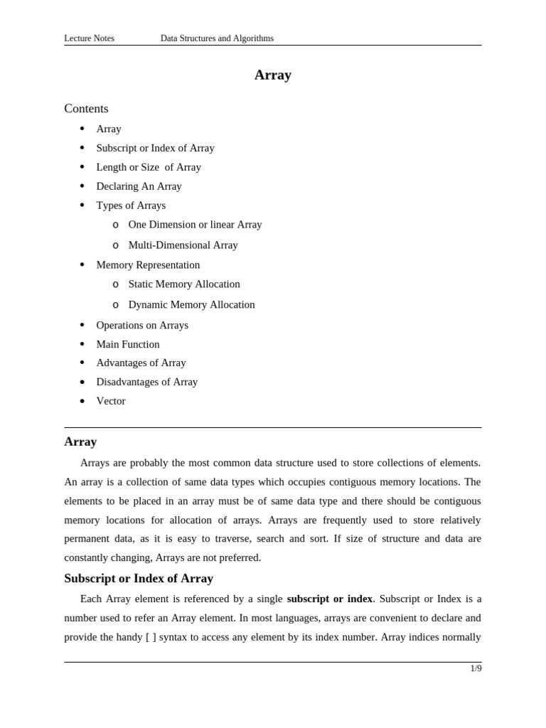 02.Arrays | PDF | Computer Data | Computing 02.Arrays | PDF | Computer Data | Computing