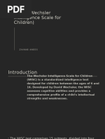 Cognitive Evaluation: Wechsler Abbreviated Scale of Intelligence ...