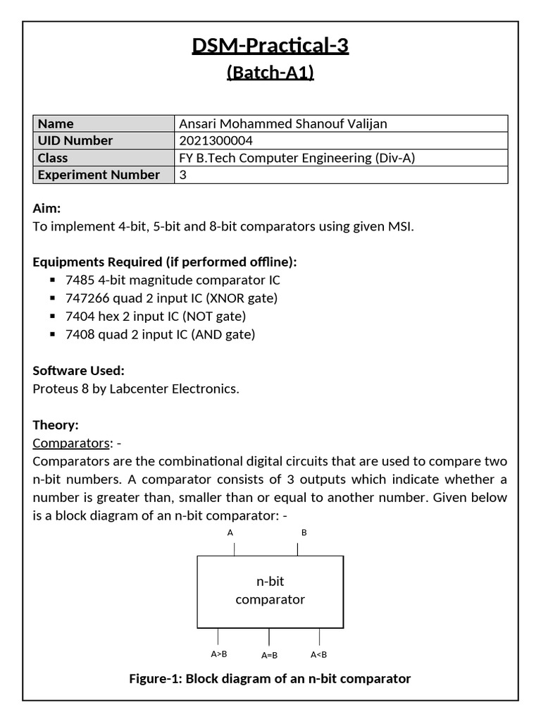 DSM-Practical-3 | PDF | Logic Gate | Electrical Engineering