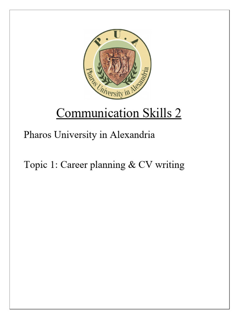 Career Planning and CV Writing Guide | PDF | Résumé | Cognition
