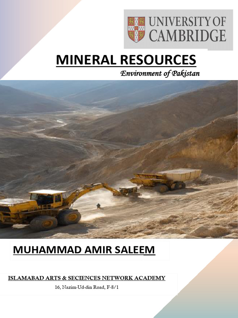 Compiled Past Papers of Mineral Resources of Pakistan From 2005 To 2024 | PDF | Mining | Natural ...