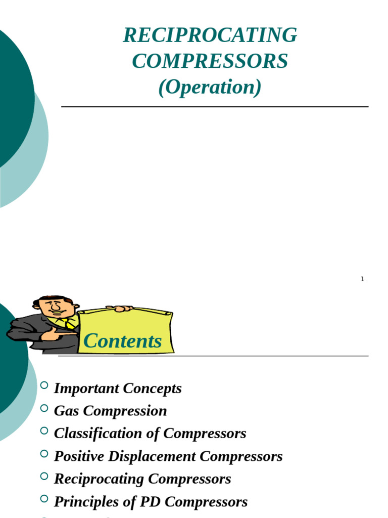 Reciprocating Compressor (Opt) | PDF | Internal Combustion Engine | Gases