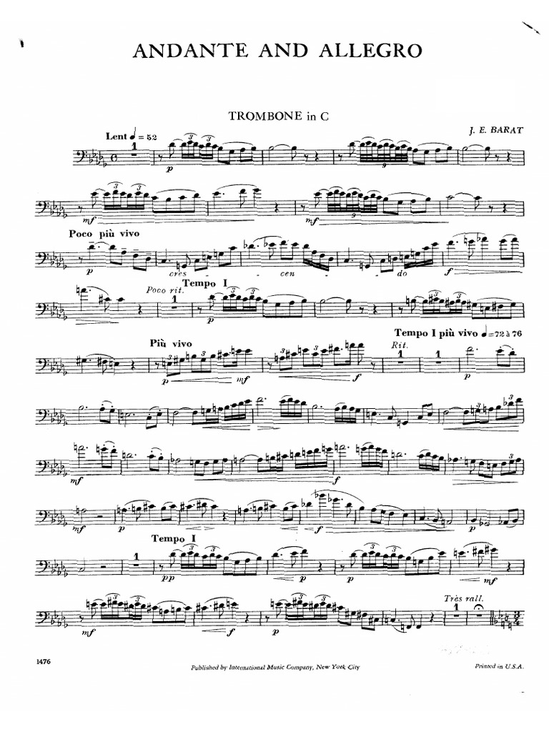 Andante and Allegro | PDF