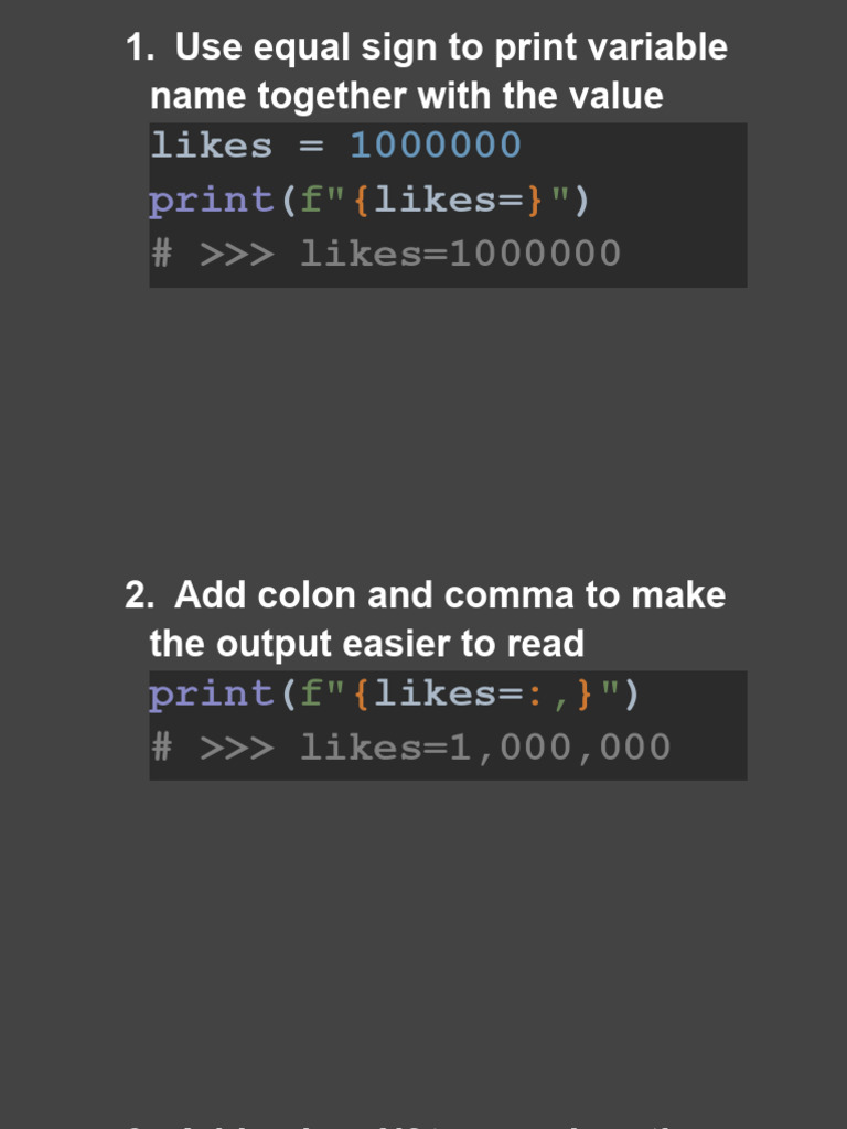 10 mindblowing tricks revoling around f-strings | PDF | Computer Programming | Software Engineering
