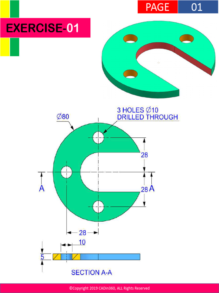 Solidworks Exercises1 | PDF