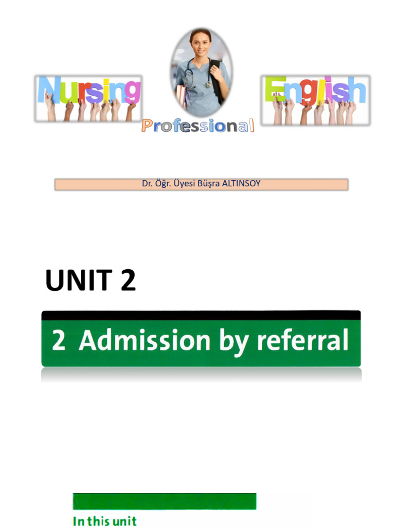 Unit 2 - Admission by Referral | PDF