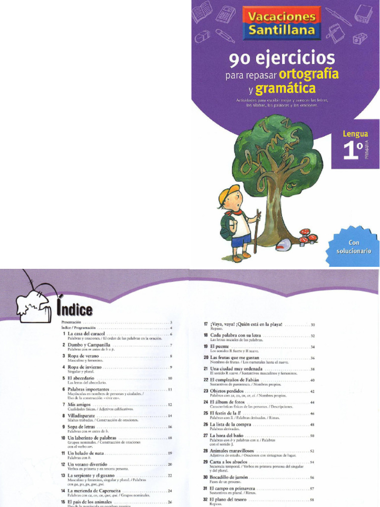 90 Ejercicios de Ortografia y Gramatica | PDF