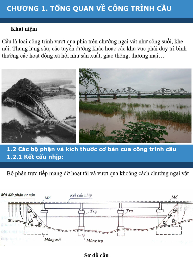Phan 1. Chuong 1 Gioi Thieu Chung Cong Trinh Cau | PDF