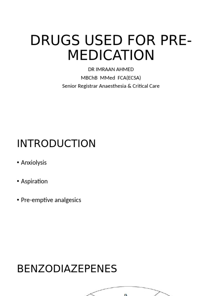 PRE-MEDICATION | PDF