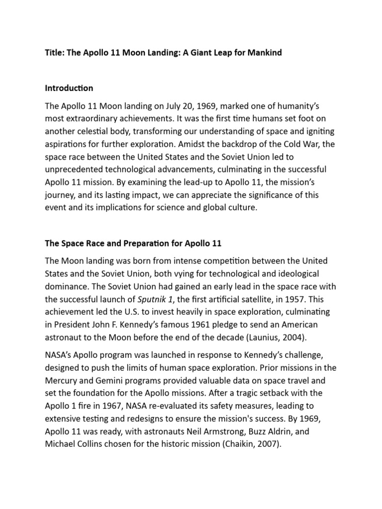 landing | PDF | Apollo 11 | Apollo Program