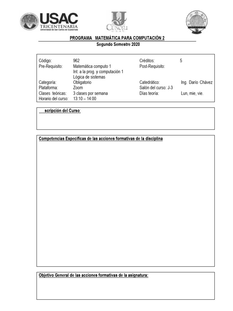 Programa Matematica de Computo 2 96224 | PDF | Relación de recurrencia | Evaluación