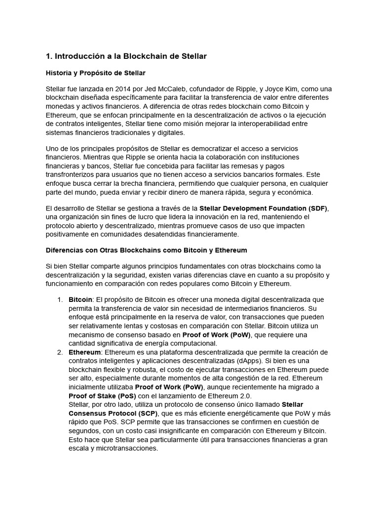 Proceso General de Creación de Dapp Stellar | PDF | Inteligencia artificial | Inteligencia (IA ...