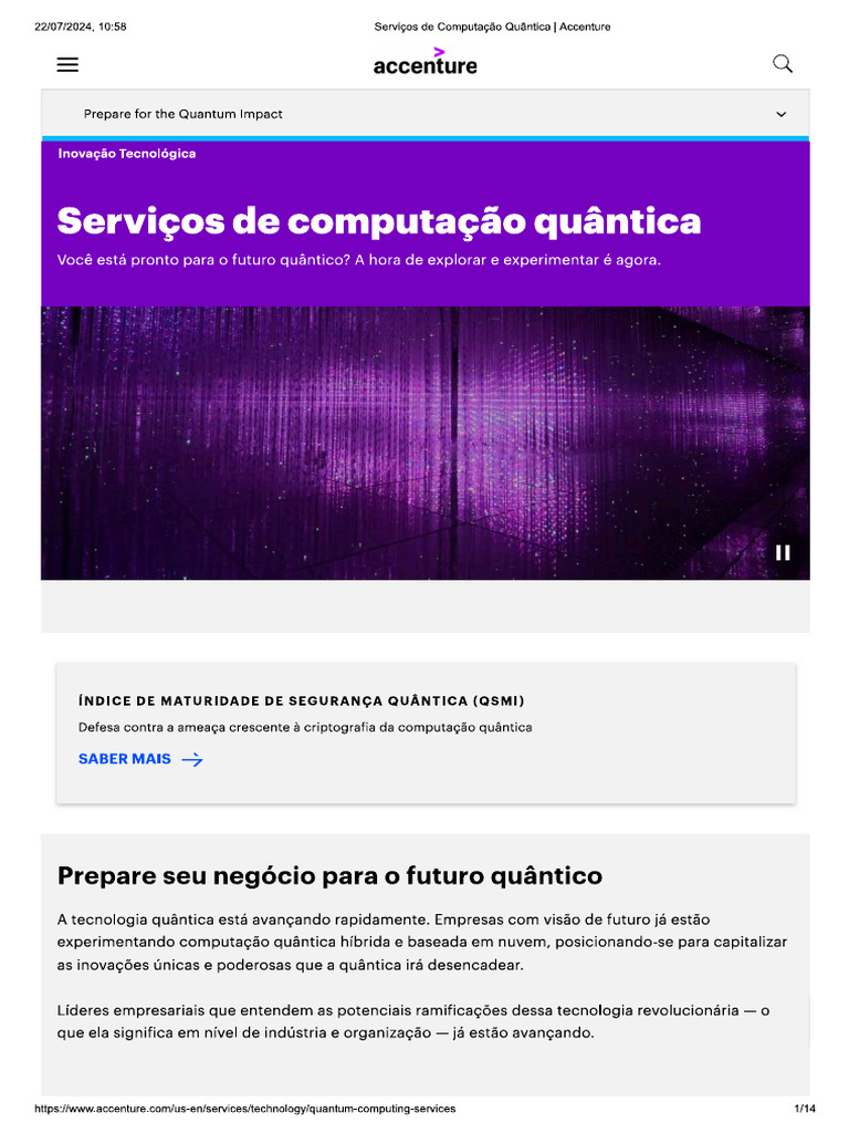 Quantum Computing Services - Accenture | PDF