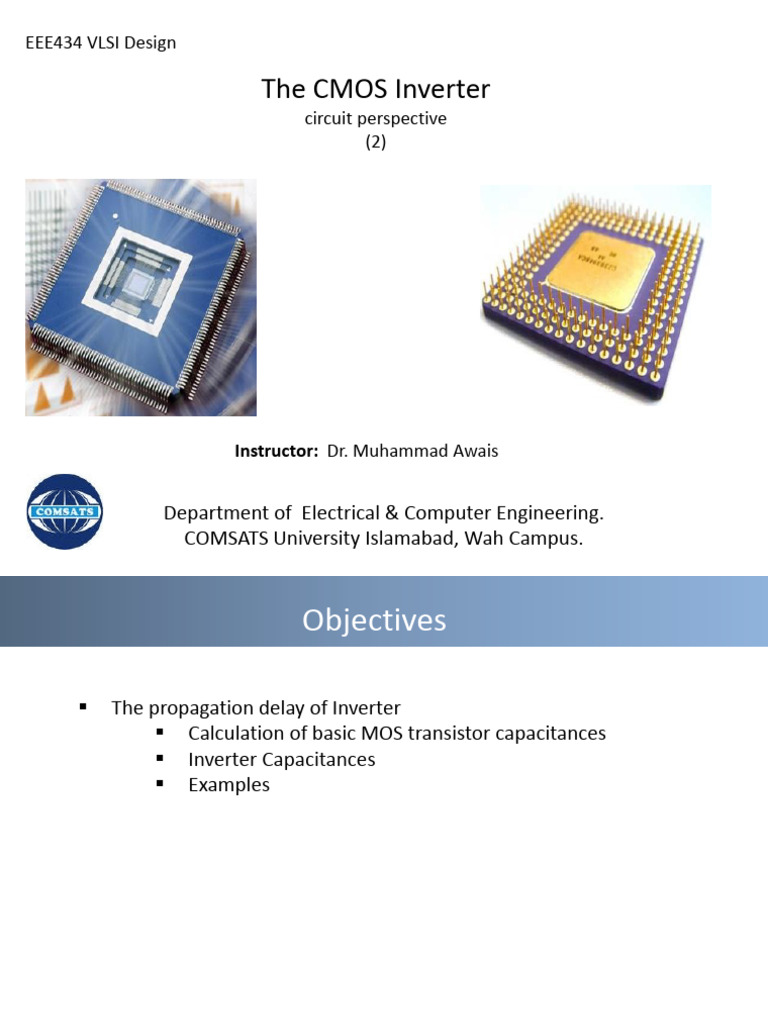 CMOS Inverter Module 2 | PDF | Mosfet | Cmos