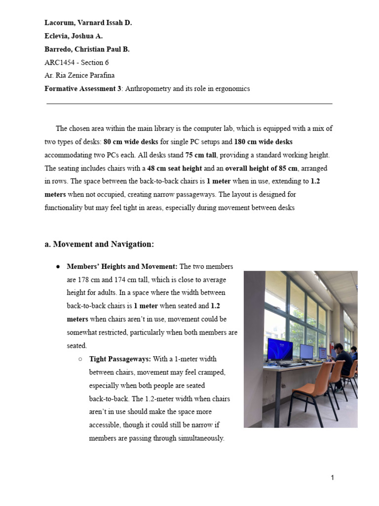 Interior E-Library Case Study | PDF | Desk | Human Factors And Ergonomics