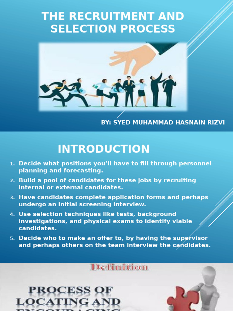 Recruitment and Selection | PDF | Recruitment | Employment