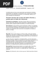 Guion de Romeo y Julieta | PDF | Romeo y Julieta