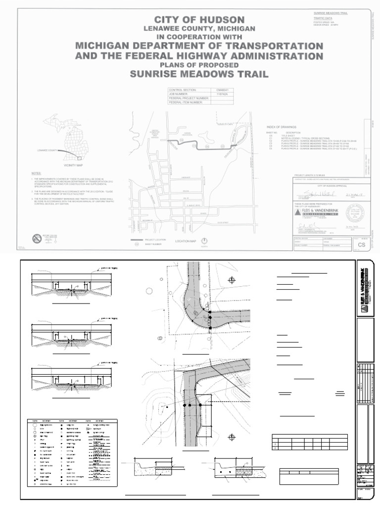 Example Trail Project Plan Set | PDF | Trail | Road Infrastructure