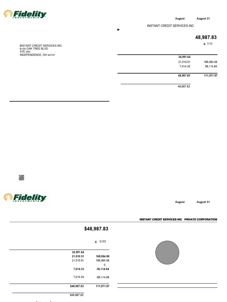 Statement8312024 - Fidelity | PDF | Dividend | Health Savings Account