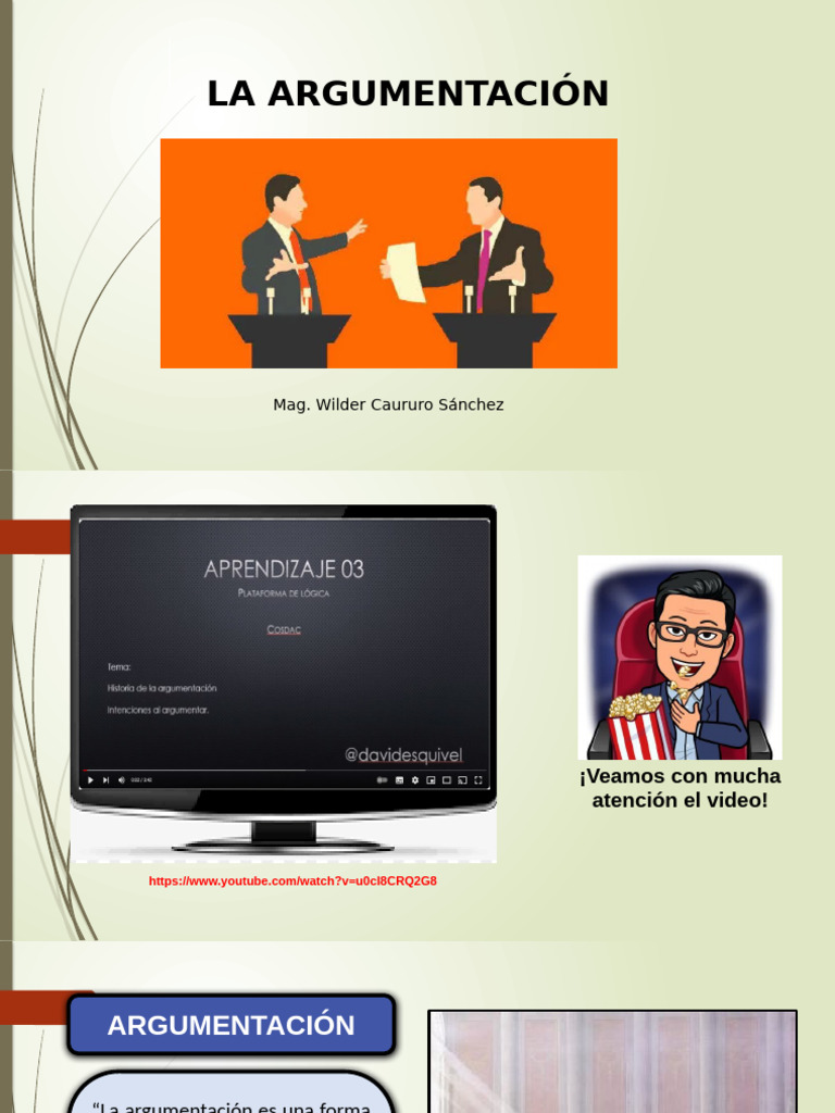 s09 Presentación | PDF | Teoría de la argumentación | Argumento