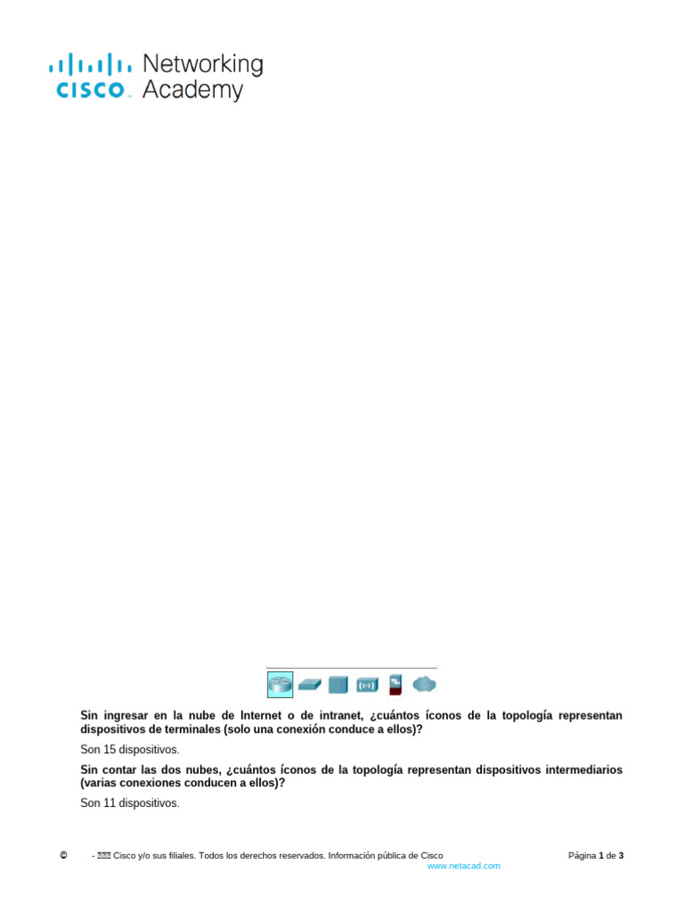 1.5.7 Packet Tracer - Network Representation | PDF | Red de área amplia | Red de computadoras