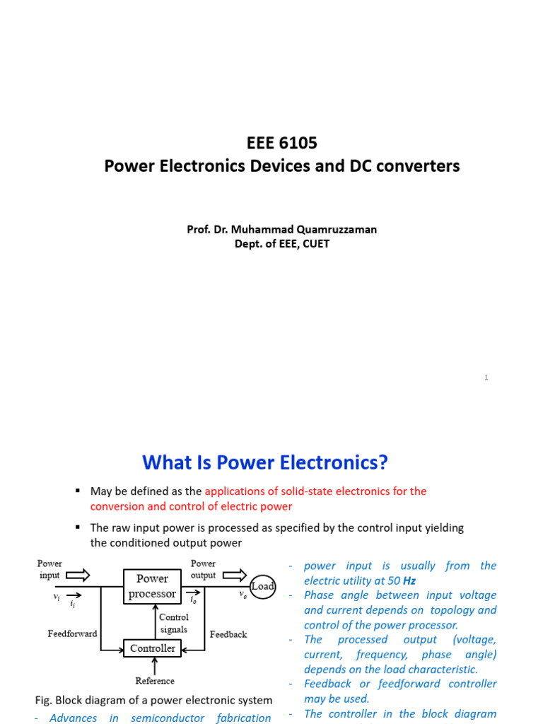 1 Introduction - Power Diode - Syllabus Shortened | PDF | P–N Junction ...