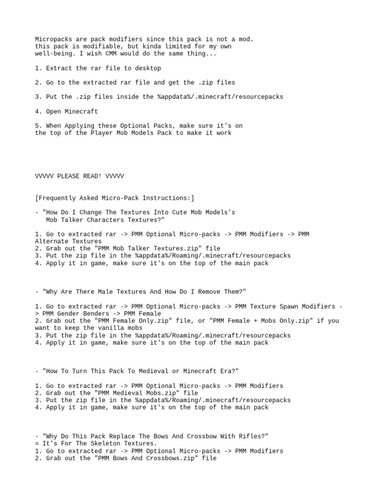 Applying Optional Micro-Packs | PDF | Utility Software