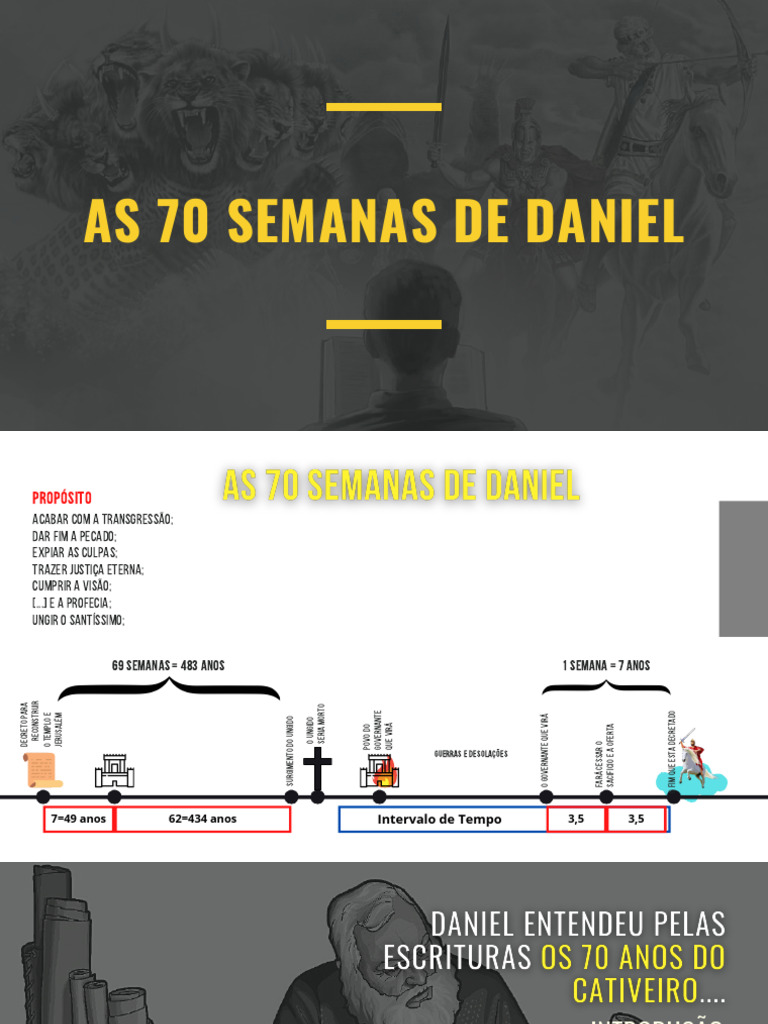02 - As 70 Semanas de Daniel | PDF | Daniel (personagem Bíblica) | Messias