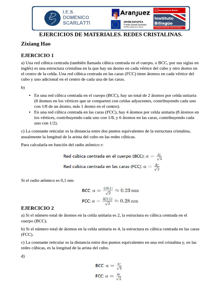 Practica 1 Tecno Tema 2 | PDF | Enlace químico | Sólido Practica 1 Tecno Tema 2 | PDF | Enlace químico | Sólido