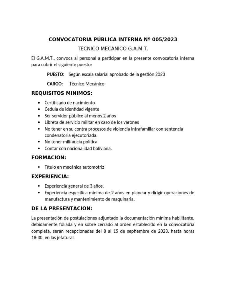 Pliego de Especificaciones | PDF | Gobierno Pliego de Especificaciones | PDF | Gobierno