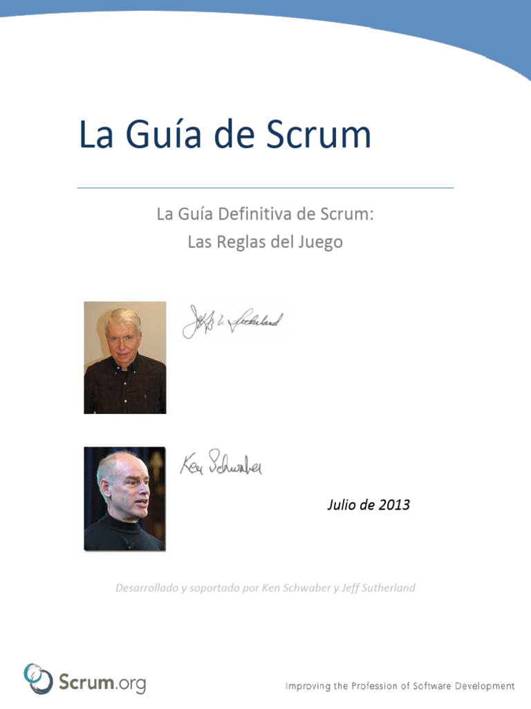 Guía Completa de Scrum y sus Reglas | PDF | Scrum (desarrollo de ...