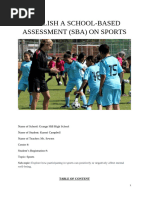 English A SBA Sample | PDF | Mental Health | Mental Disorder