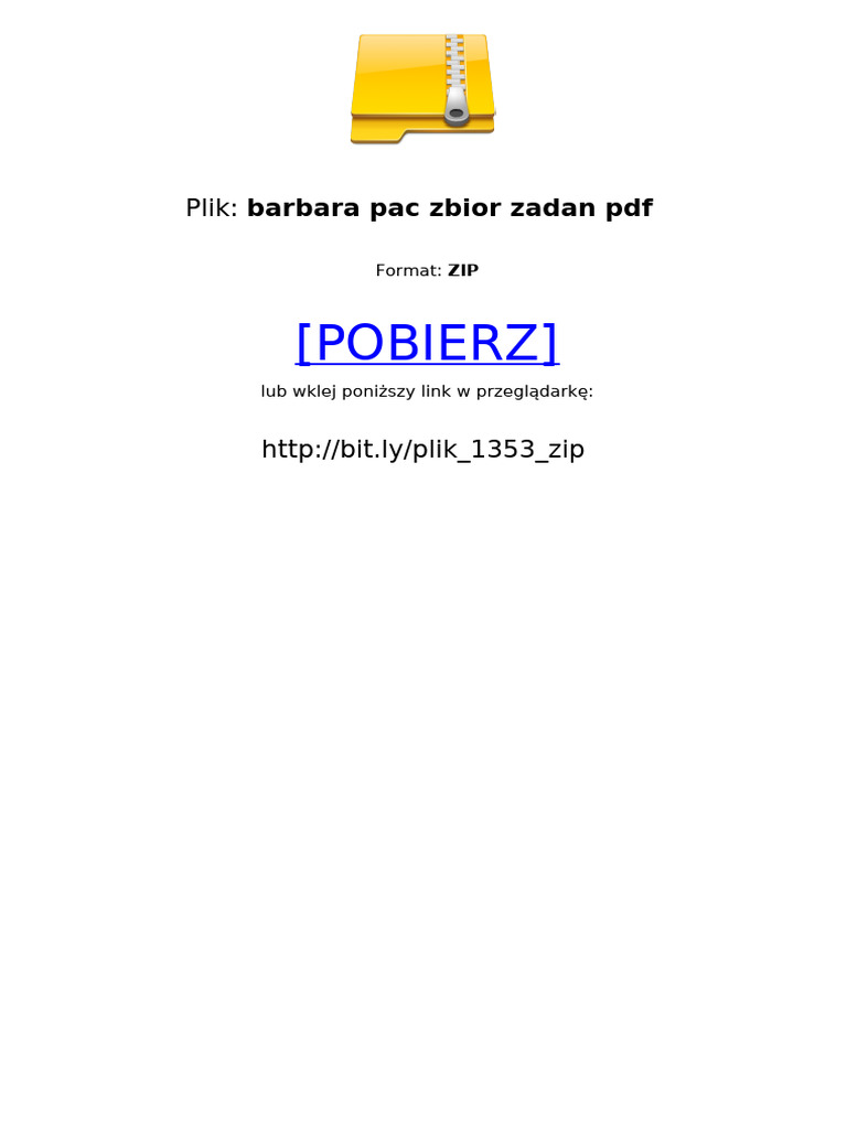 Barbara Pac Zbior Zadan PDF | PDF