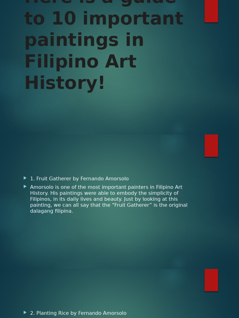 Here Is A Guide To 10 Important Paintings | PDF