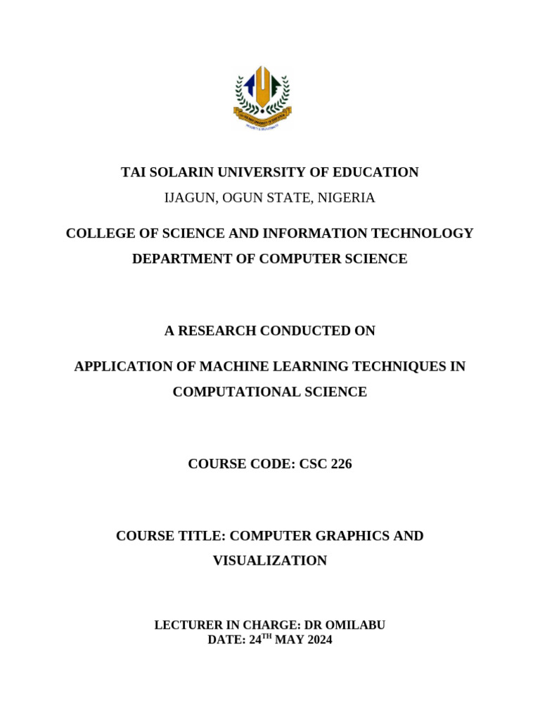 benjamin presentation writeup | PDF | Machine Learning | Artificial Neural Network