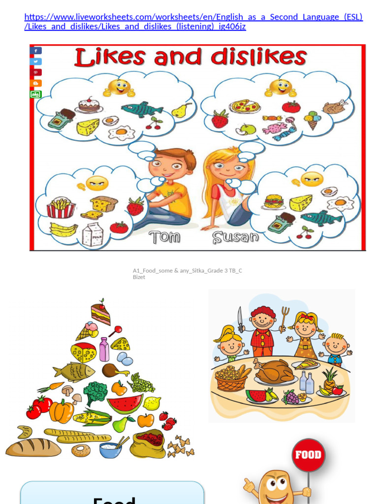 Food Some Any Conversation Topics Dialogs Fun Activities Games G 123950 | PDF