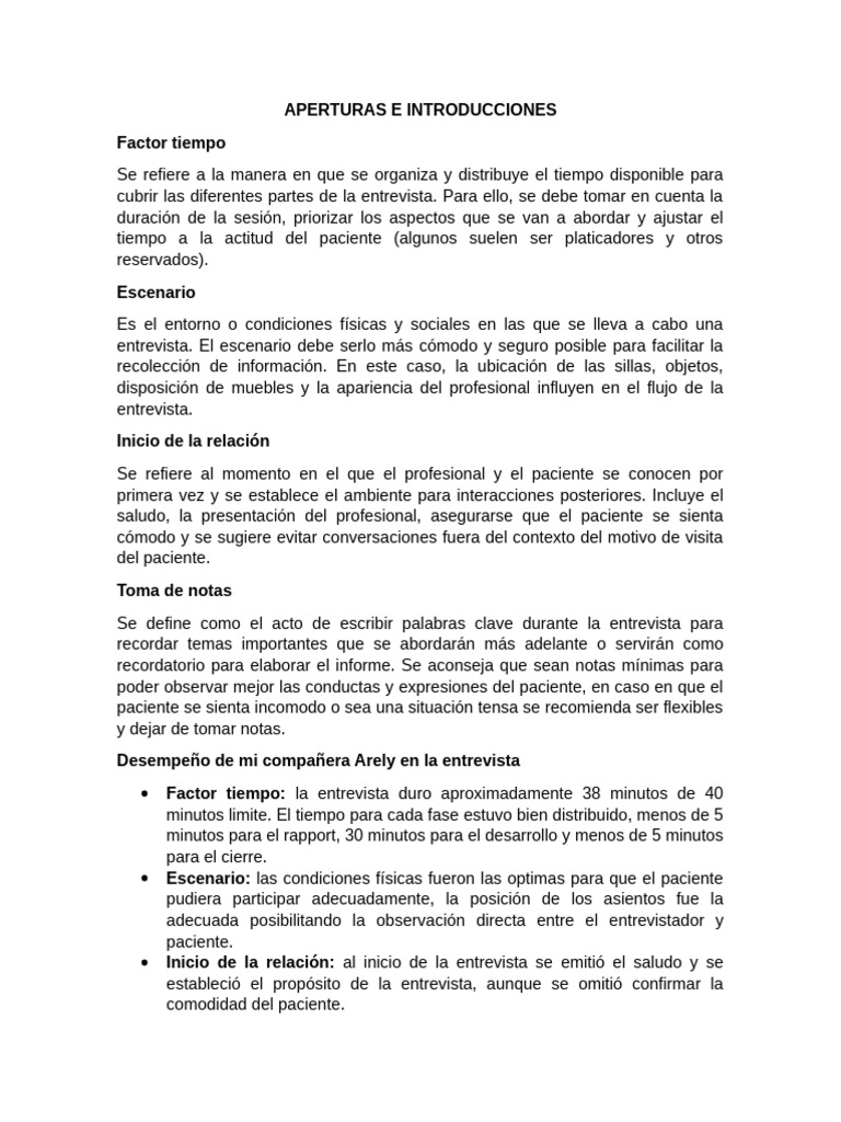 Aperturas e Introducciones | PDF | Crecimiento personal y profesional