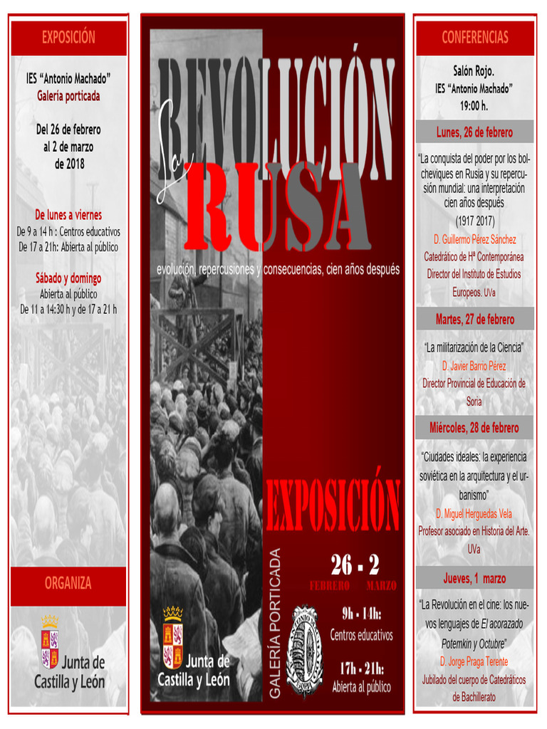 Triptico Revolucion Rusa | PDF | Unión Soviética | Política mundial