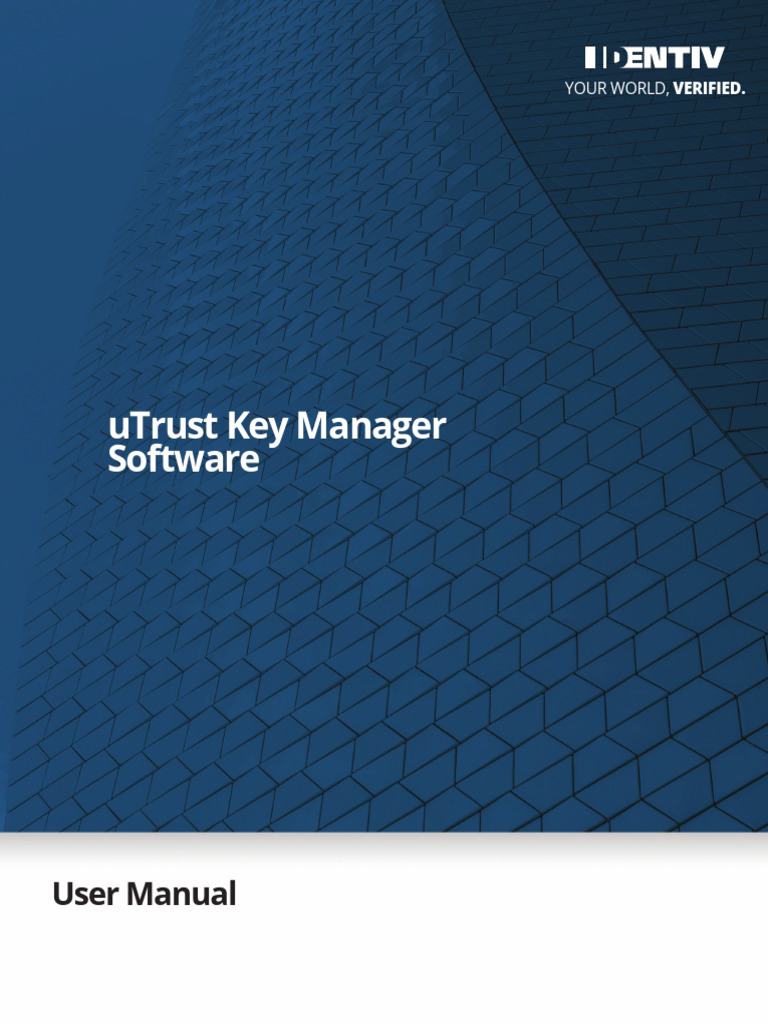 uTrust_Key_Manager_Software_UserManual_Identity | PDF | Installation (Computer Programs ...