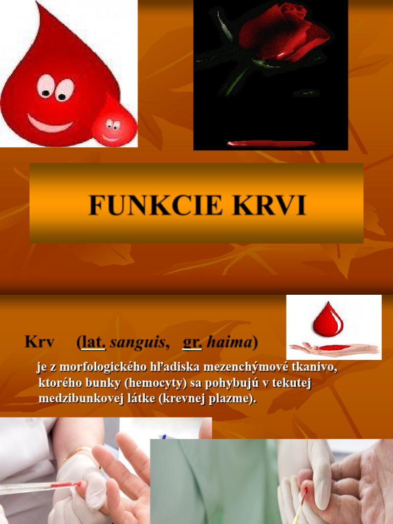 Funkcie Krvi | PDF