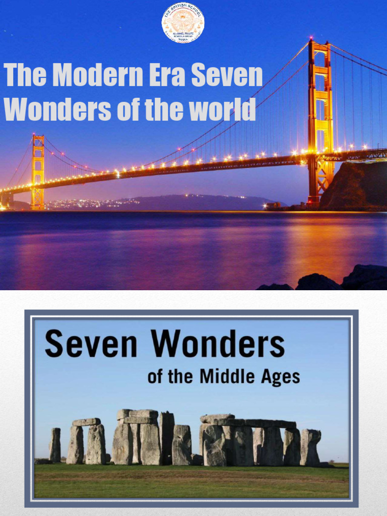 The Modern Seven Wonders of The World | PDF | Dam | Canal