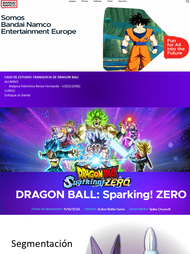 Enfoque Al Cliente - DD1 - PT2 | PDF | esfera del dragón | Videojuegos