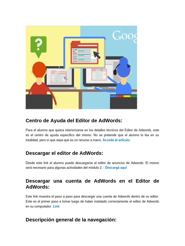 Guía del Editor de AdWords: Recursos y Descargas | PDF