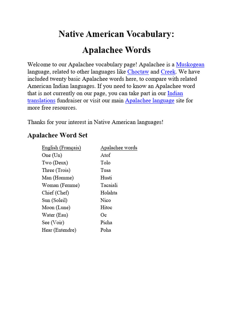 Combined-Language-and-Word-Sets | PDF | Indigenous Peoples Of North ...