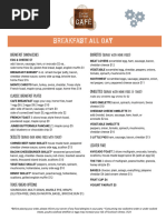 Modern Continental Breakfast Menu | PDF